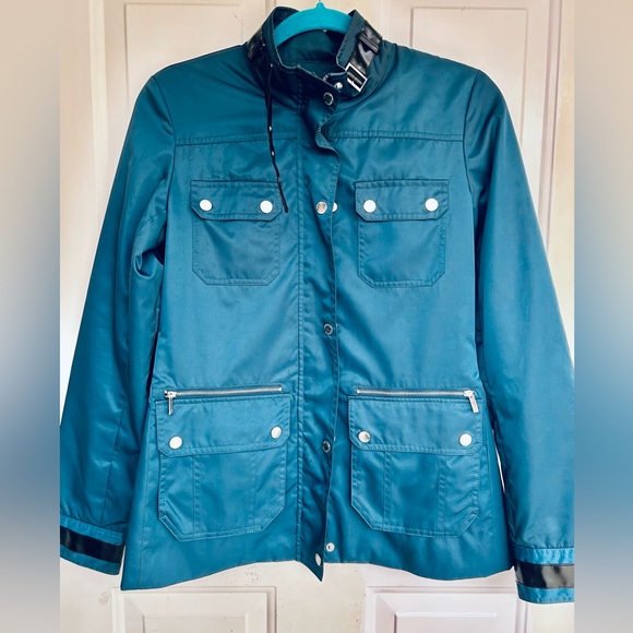 Calvin Klein | Jackets & Coats | Calvin Klein Womens Teal Lightweight ...